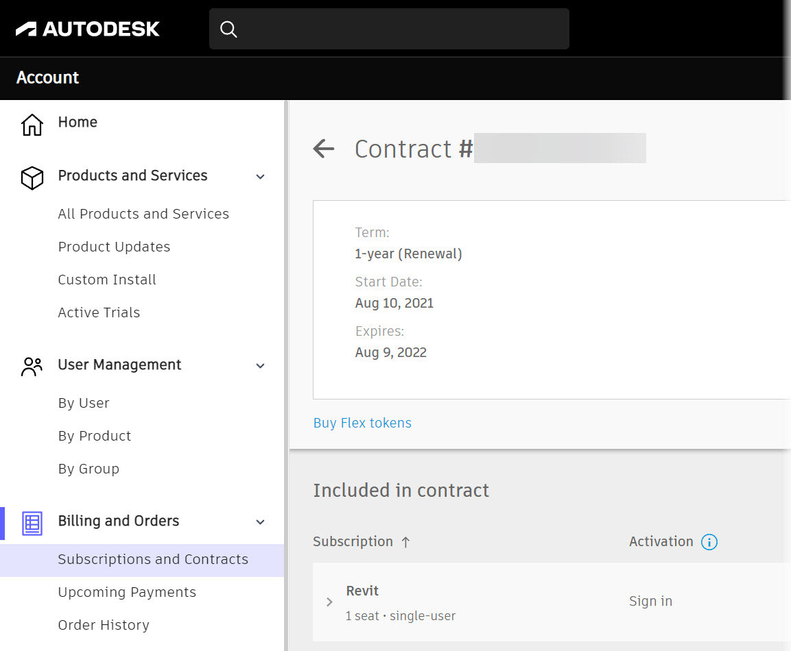 Manage subscriptions for your account | Autodesk